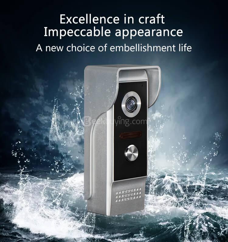 XSL-V70F-M4 Smart Video Door Phone Intercom HD 7 Inch Display