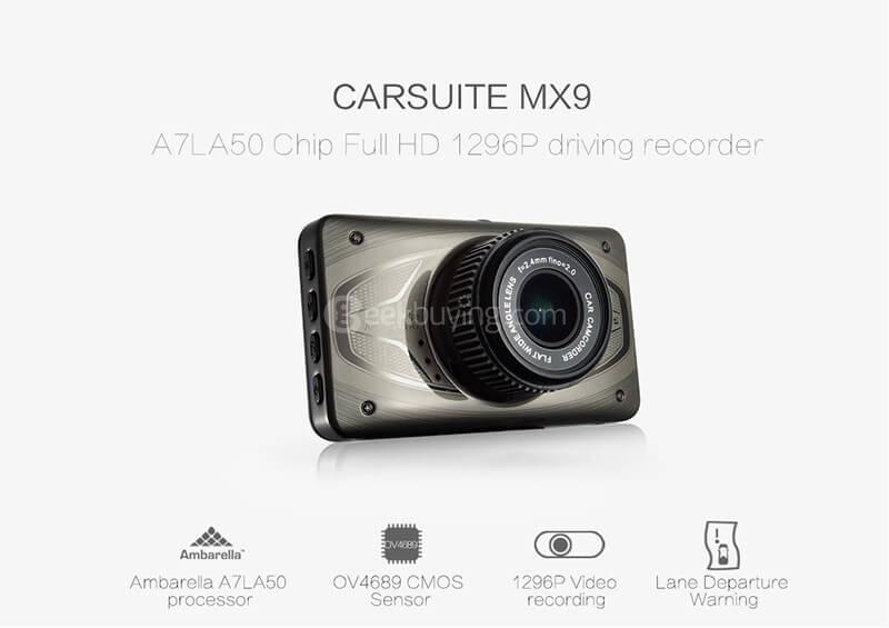CARSUITE MX9 Car DVR 1080P - Silver