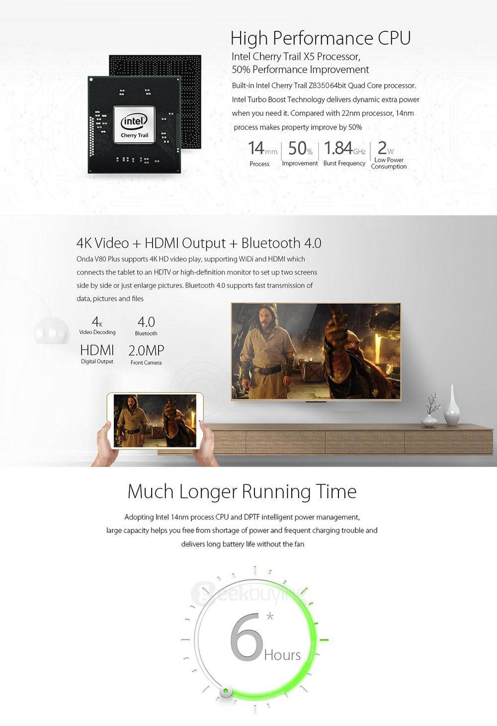 Onda V80 Plus Tablet PC - Gold