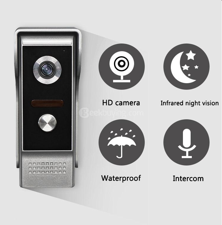 XSL-V70F-M4 Smart Video Door Phone Intercom HD 7 Inch Display