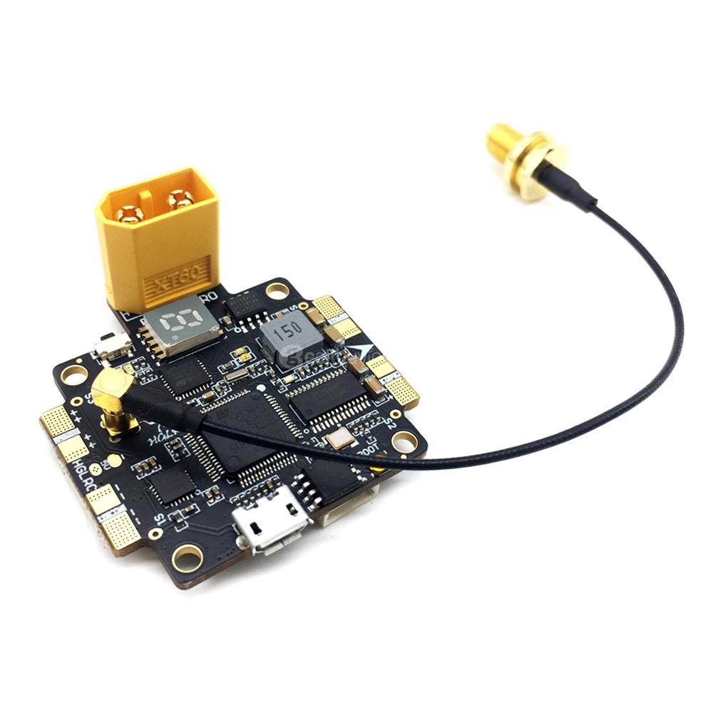 HGLRC F4 V5PRO Flight Controller AIO Board RP-SMA Female Version
