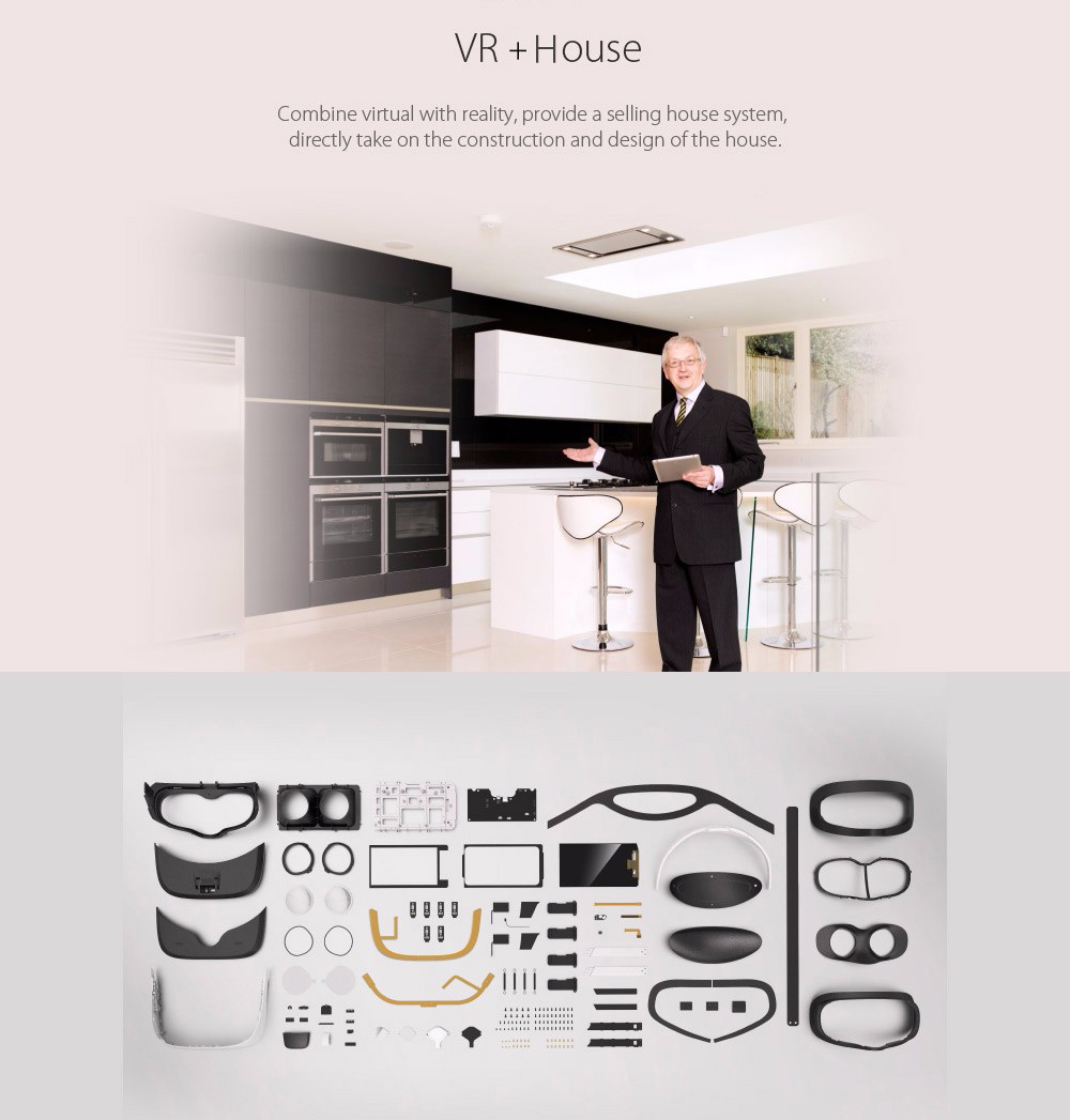 Deepoon E3 5.7 Inches 2.5K AMOLED Display 3D VR Headset for PC