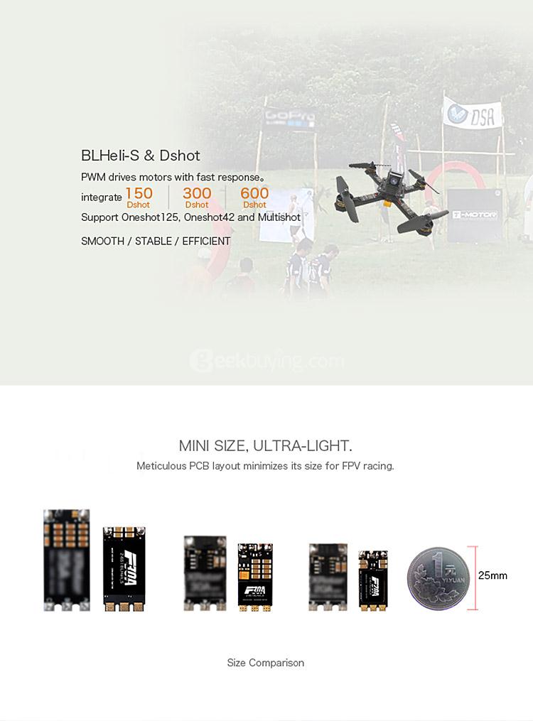 T-Motor F30A 2-4S BLHELI_S Dshot ESC