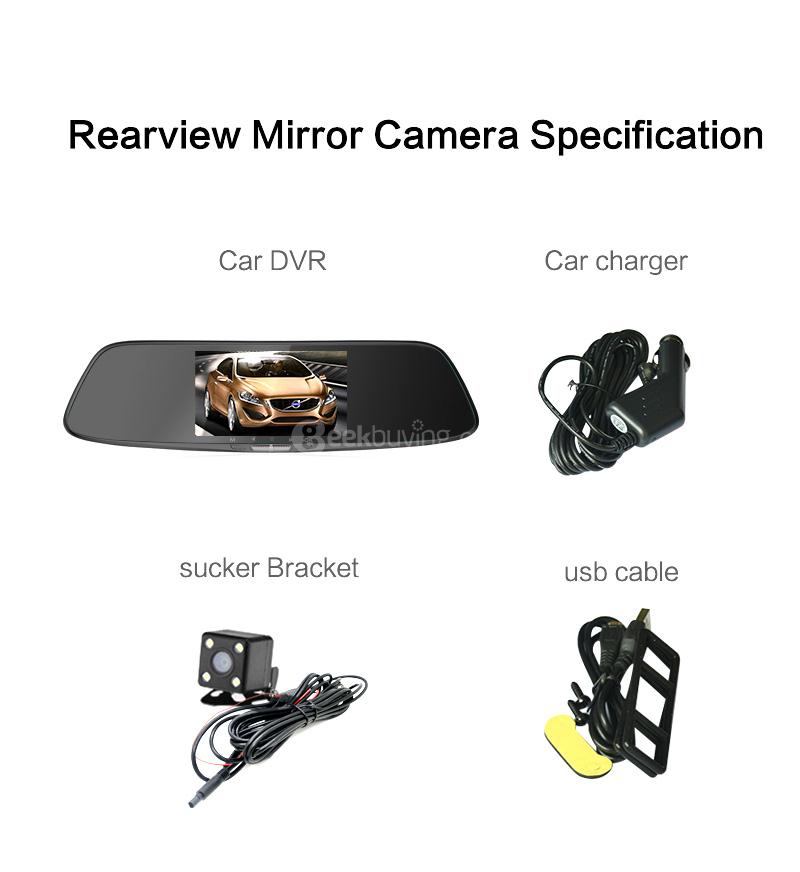 CARSUITE V30P Car DVR 1296P MSTAR Chipset -Black