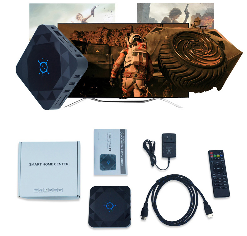 C88 S912 KODI 17.1 HDR 4K TV Box Smart Home Center