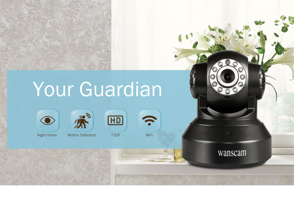 Wanscam HW0024 IP Camera -Black