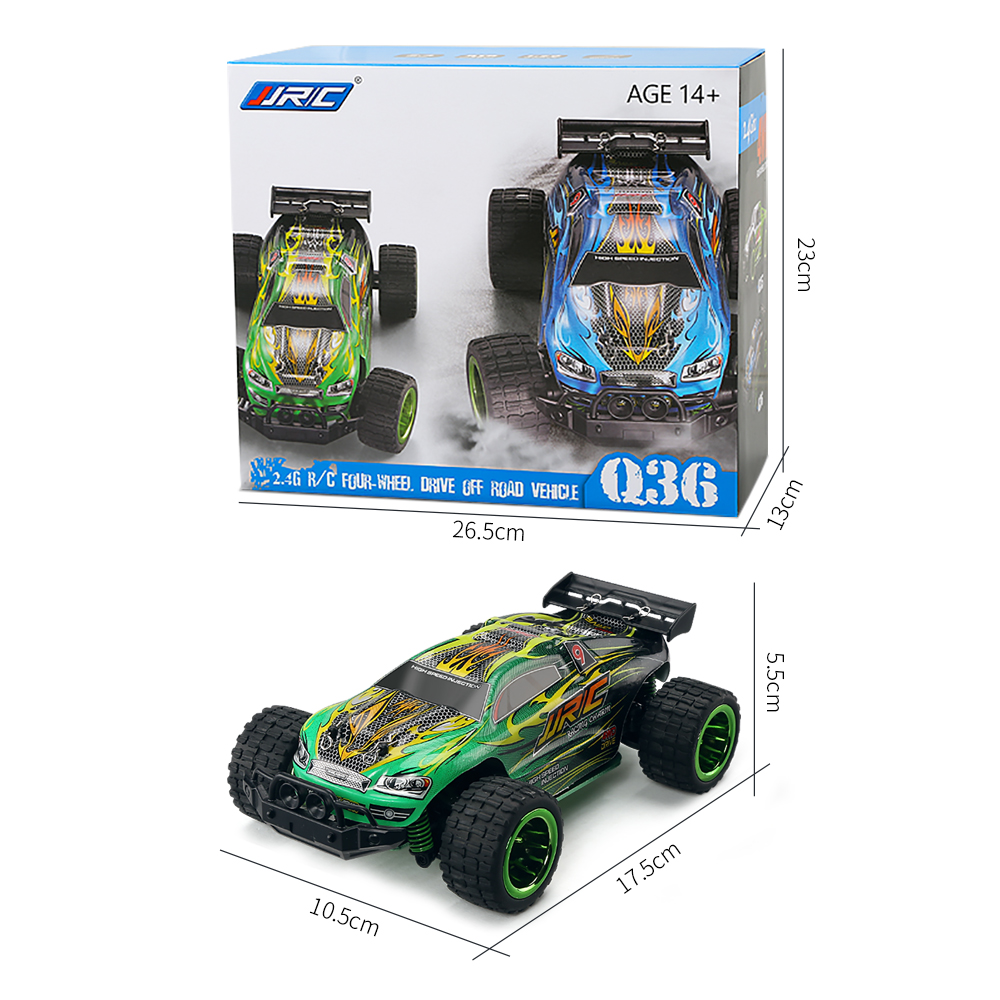 JJRC Q36 4WD Brushed RC Car RTR Green
