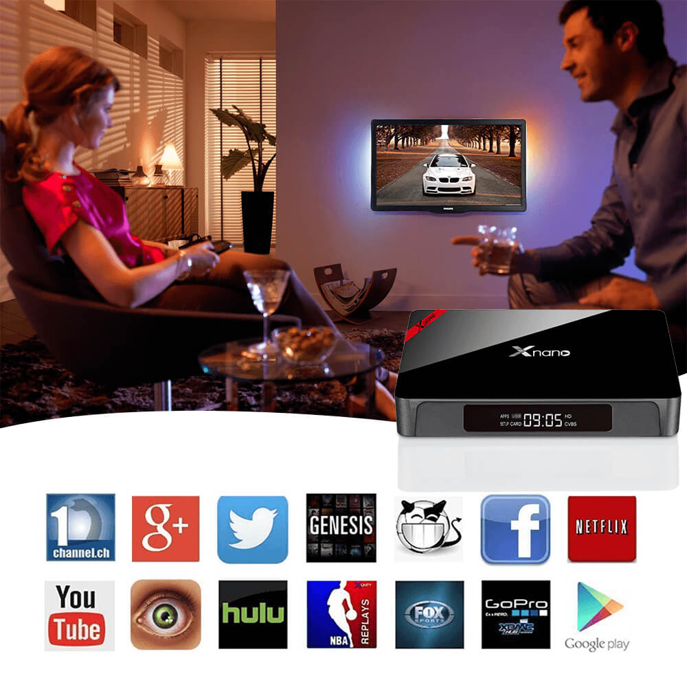 Xnano X96 Pro 4K UHD Smart TV BOX 8GB ROM