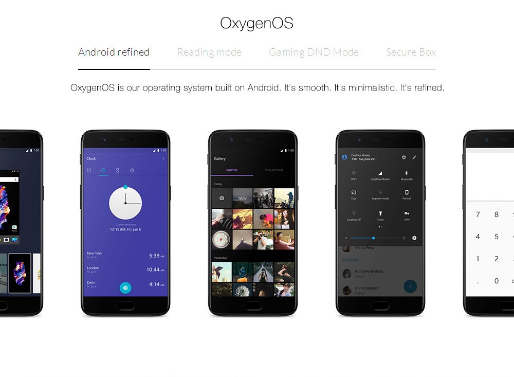 Package Oneplus 5 A5000 8GB 128GB Smartphone Slate Gray