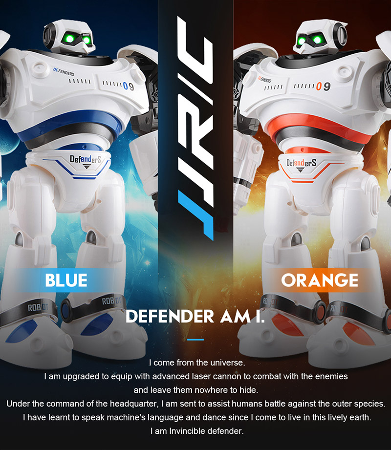 JJRC R1 Defender Intelligent RC Robot Orange