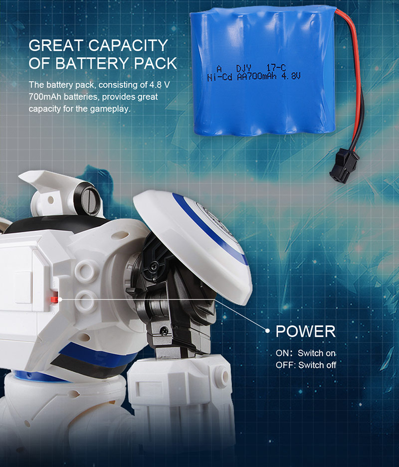 JJRC R1 Defender Intelligent RC Robot Blue