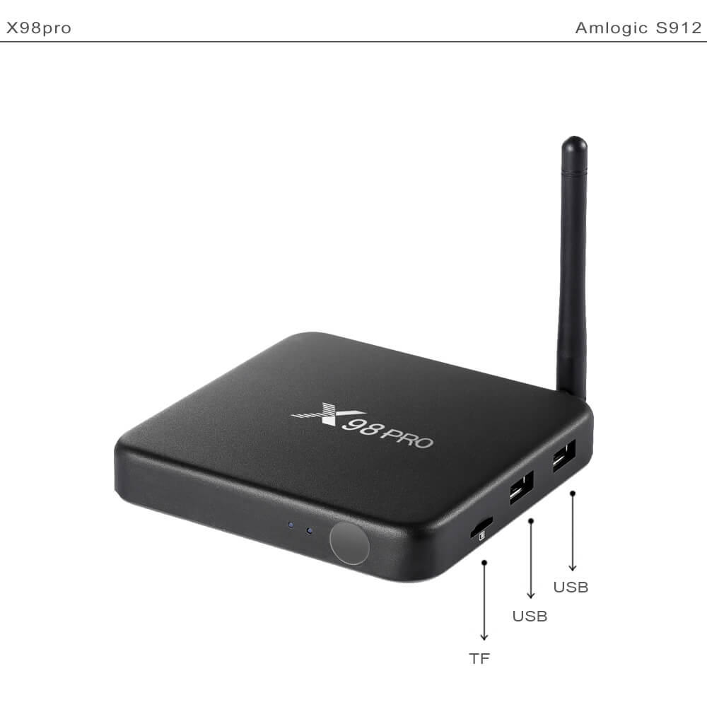 X98 PRO Amlogic S912 3GB/16GB Android TV Box