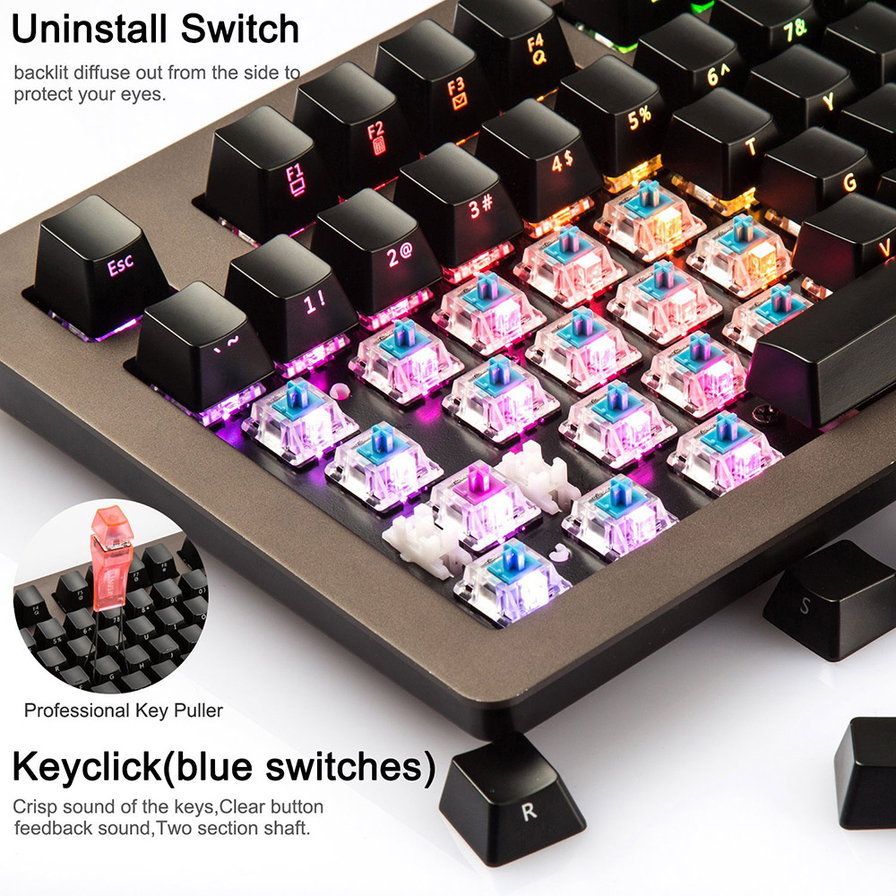 Ajazz AK60 Wired Mechanical Keyboard Black