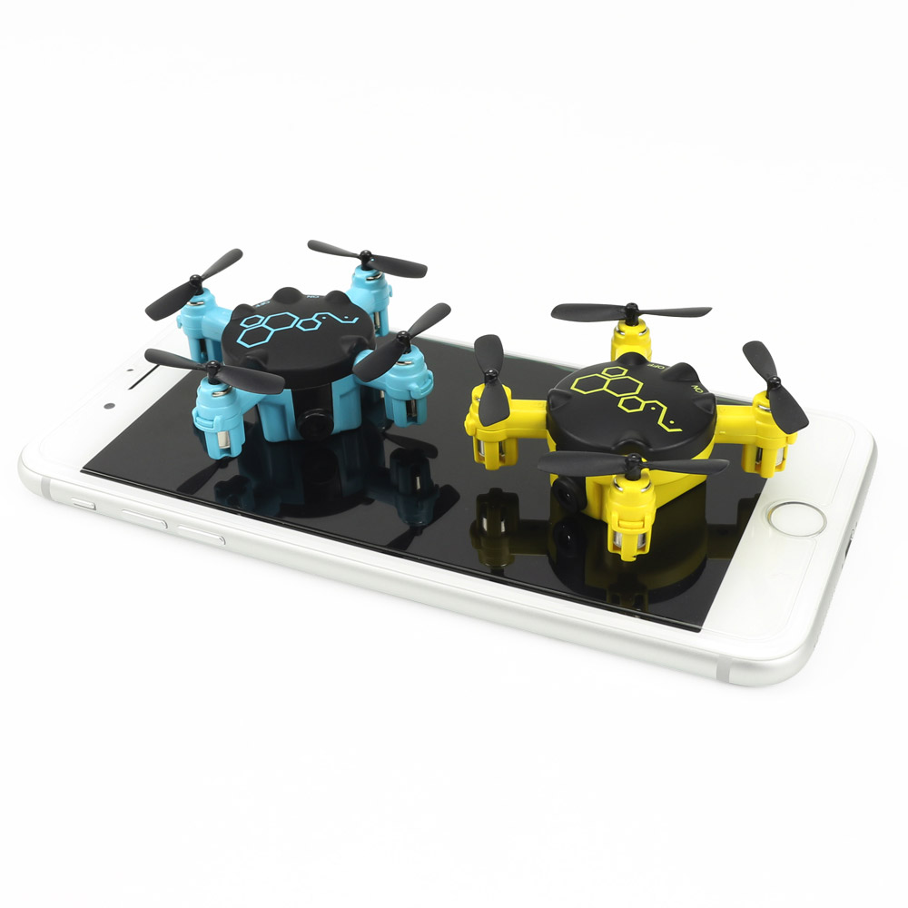 FQ777 FQ04 Beetle Mini Pocket Drone with Camera RTF Yellow