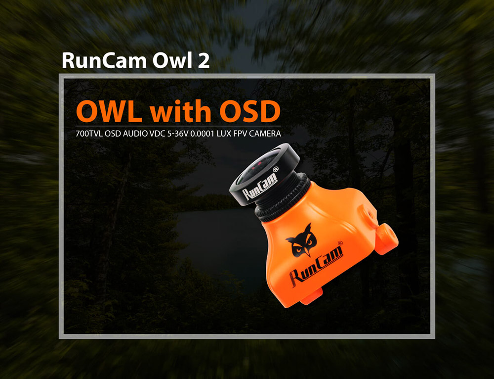 Runcam OWL 2 700TVL FPV Camera Orange NTSC