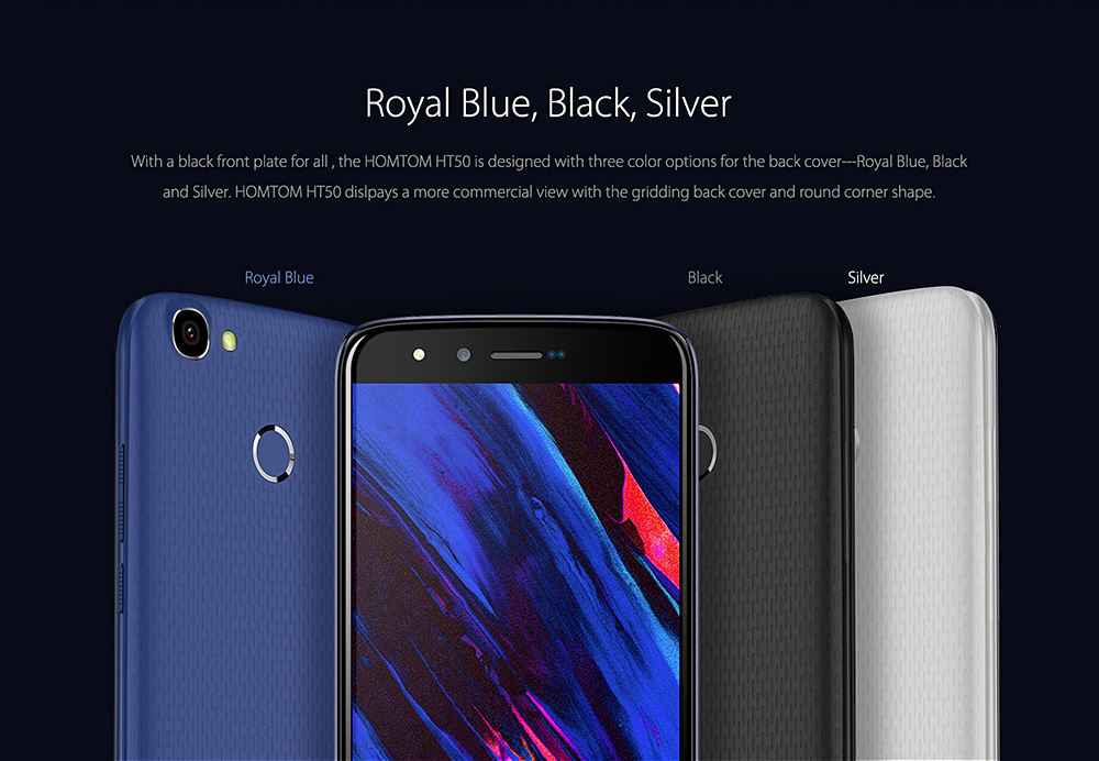 HOMTOM HT50 5.5 Inch 3GB 32GB Smartphone Silver