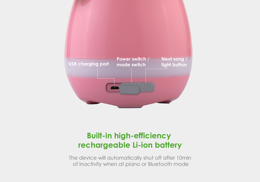 Smart Music Flowerpot Pink