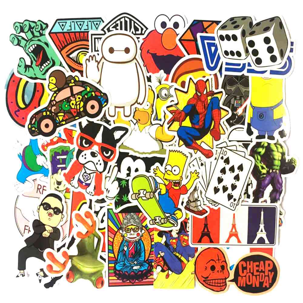 50 PCS Mixed Sticker B