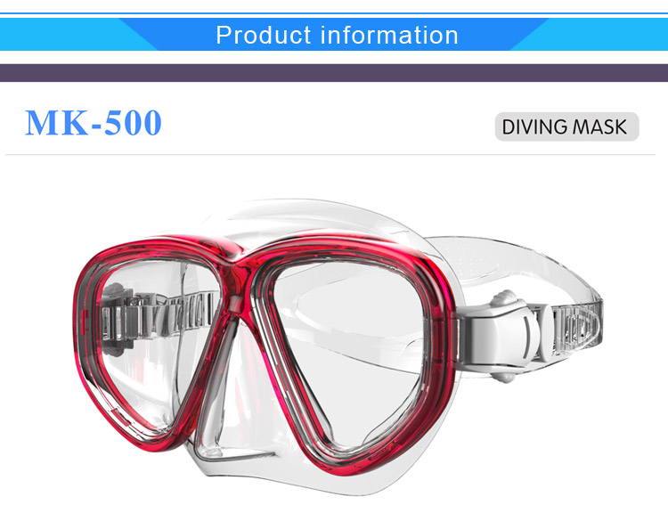 Whale MK501 Diving Mask Snorkel Mask Black
