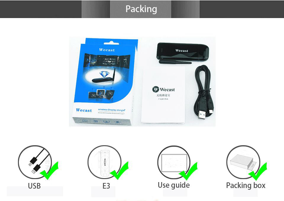 EC DREAM E3 2.4Ghz TV Dongle