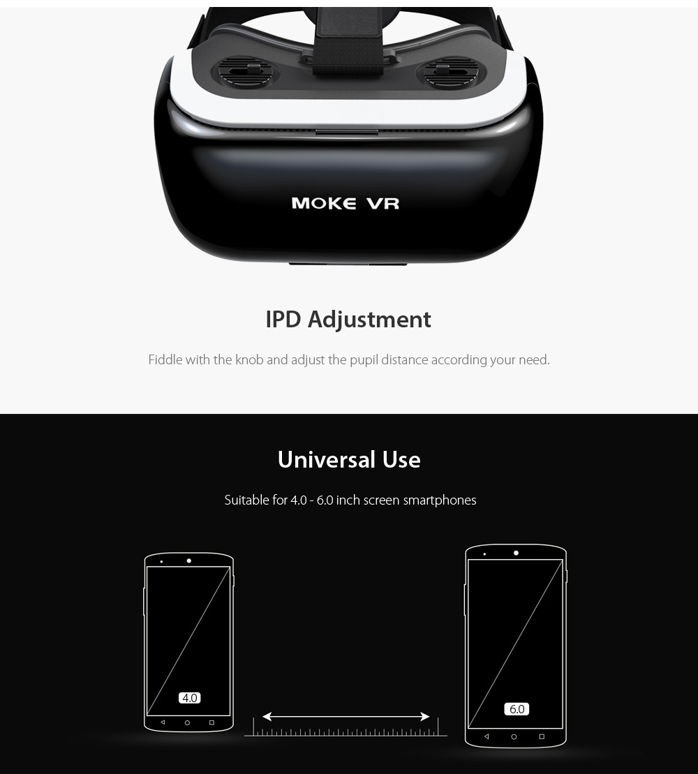 MOKE VR Plus Virtual Reality Headset