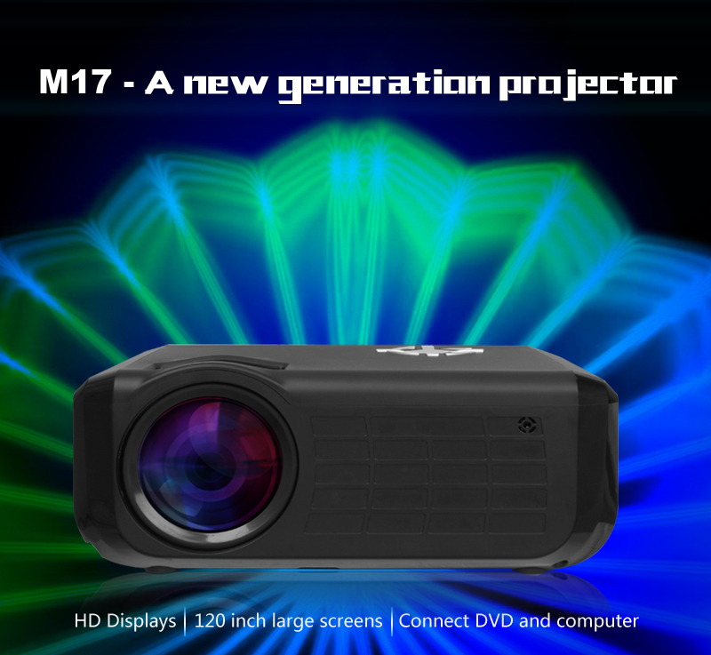 M17 Projector 1800 Lumens LCD Black