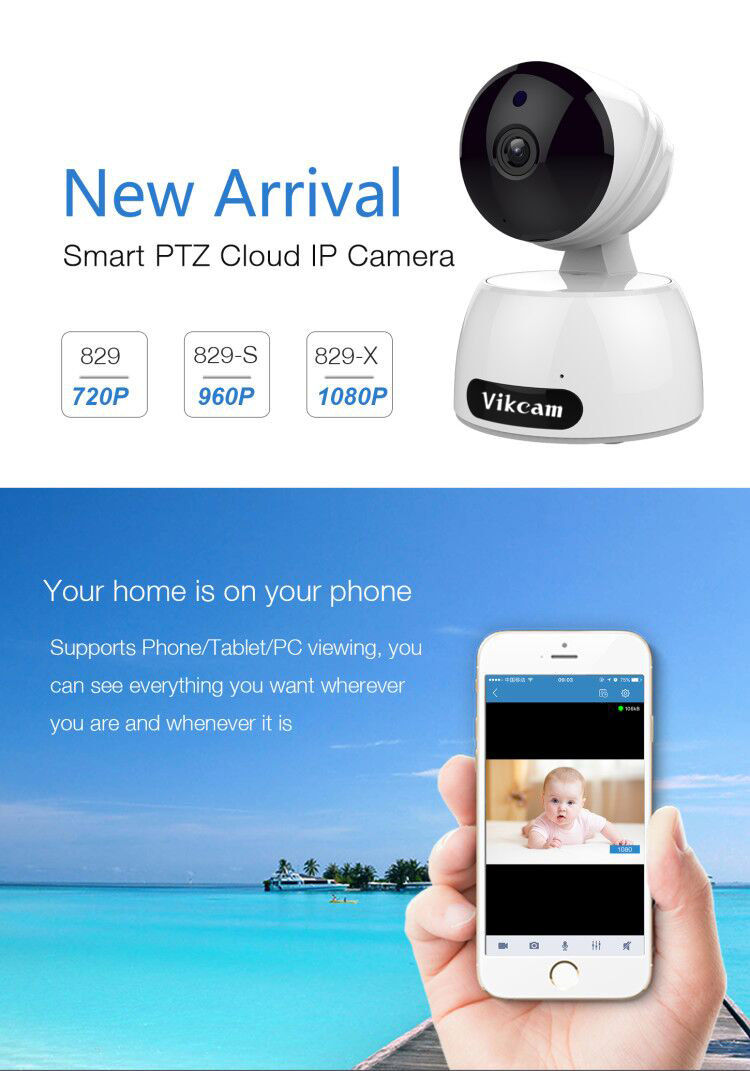 Vikcam 829 X IP Camera White