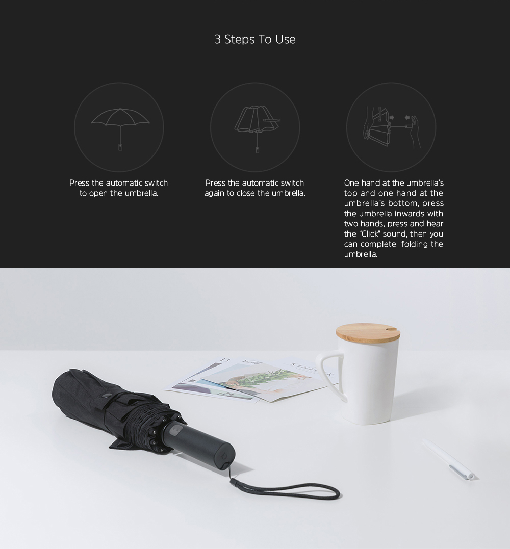 Xiaomi Umbrella Automatic Foldable Sun-Rain Umbrella