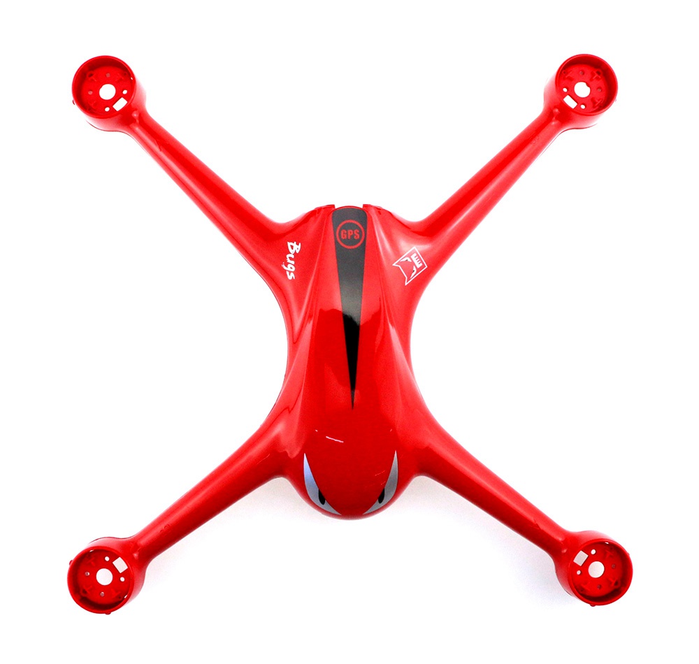 MJX Bugs 2 B2W Upper Body Shell Cover Red