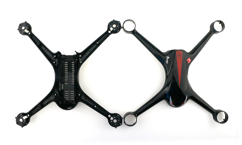 MJX Bugs 2 B2W Upper Body Shell Cover Black