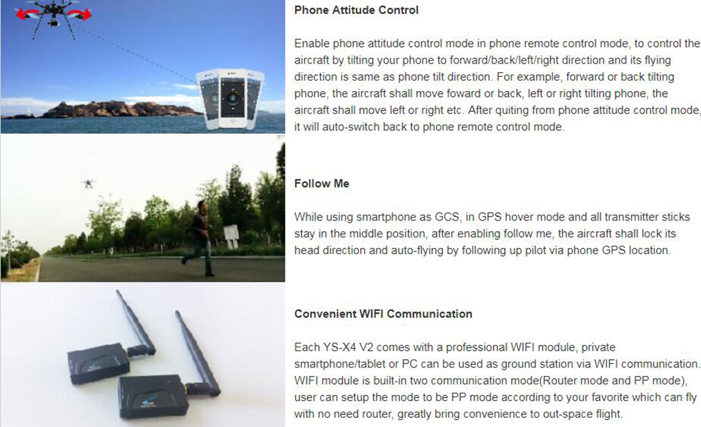 ZERO YS-X4 V2 Multi-Rotor Flight Controller