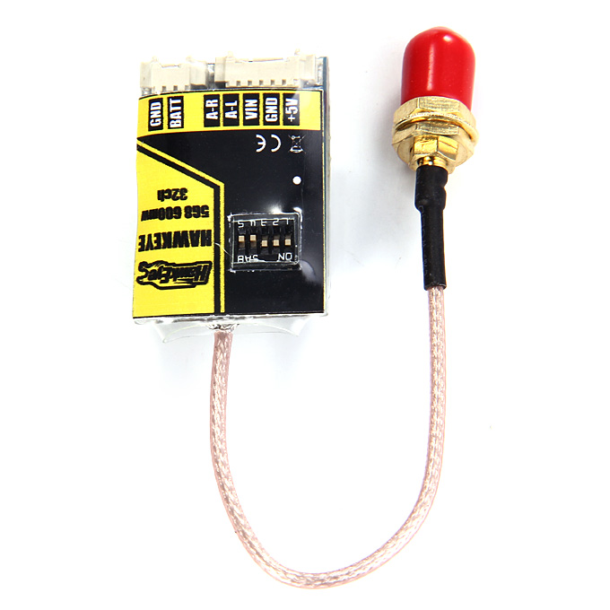 HAWKEYE Mini 5.8Ghz 600mW 32CH Wireless A/V Transmitter TX