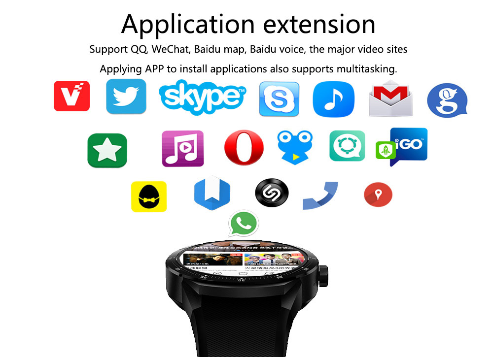 K98H Watch Phone Black