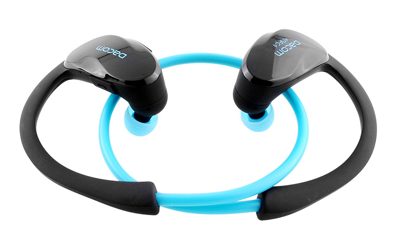 Dacom G05 Wireless Bluetooth Headphones with Mic Black and Blue