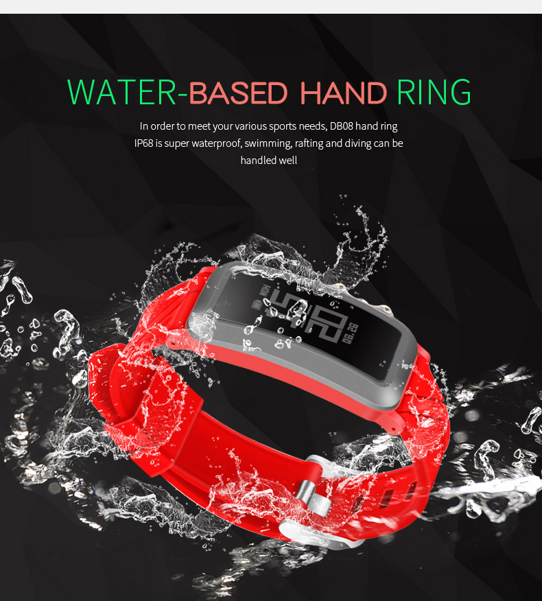 DB08 Smart Band Red