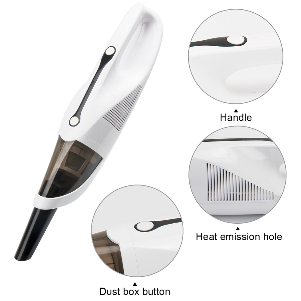 Mini Hand held Dust Collector White