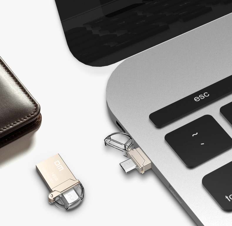 DM PD008 16GB USB Drive Silver