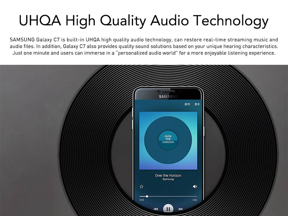 SAMSUNG C7 5.7 Inch 4GB 32GB Smartphone Gold