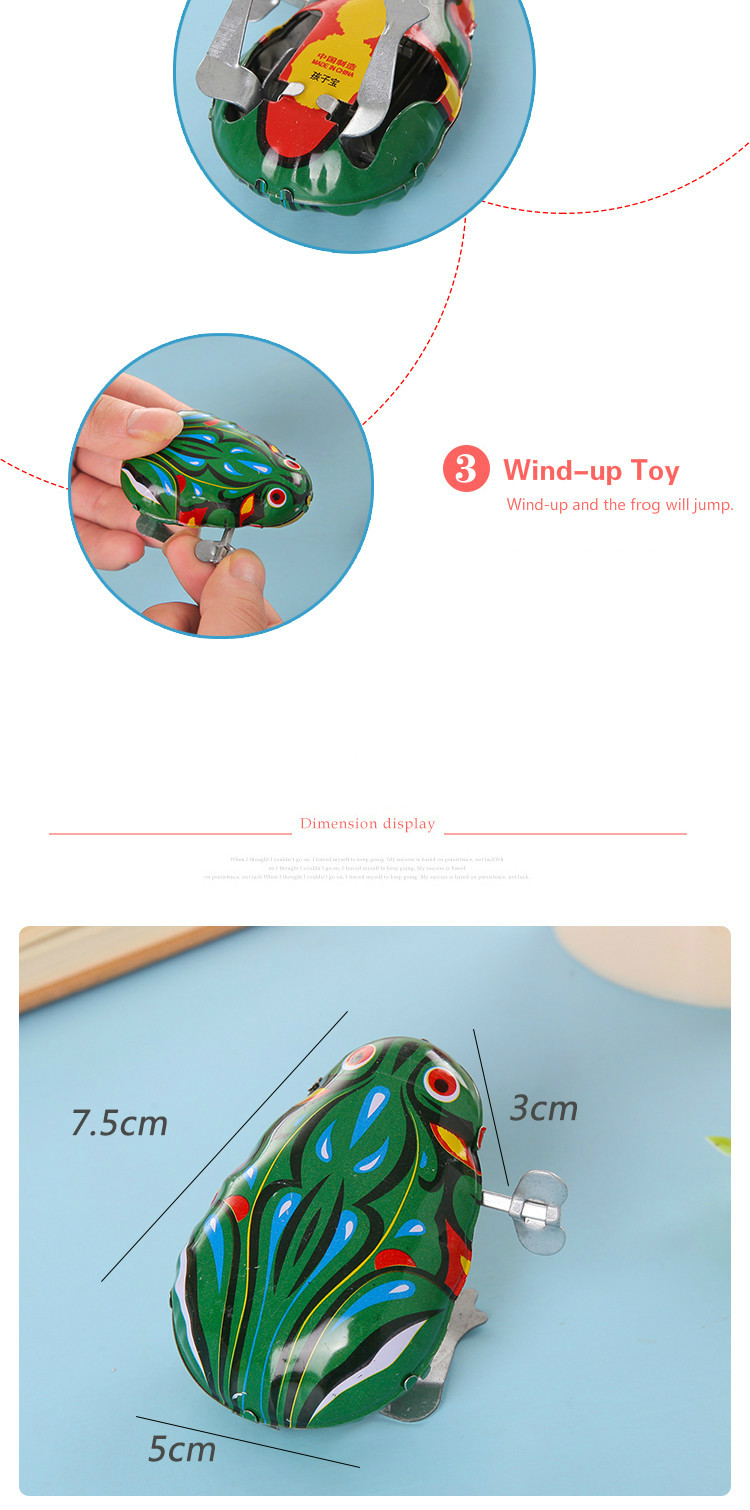 Jumping Frog Wind-up Toy