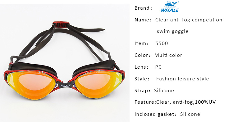 WHALE Swimming Goggles for Adult