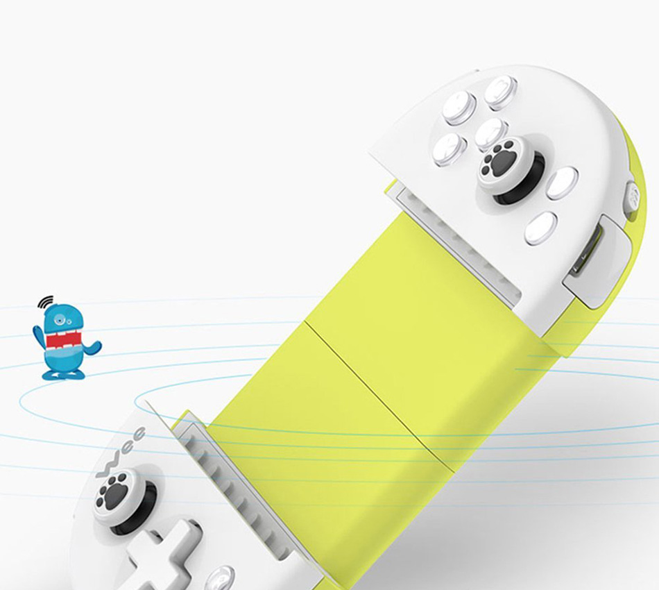 Wee Wireless Bluetooth Telescopic Gamepad Yellow
