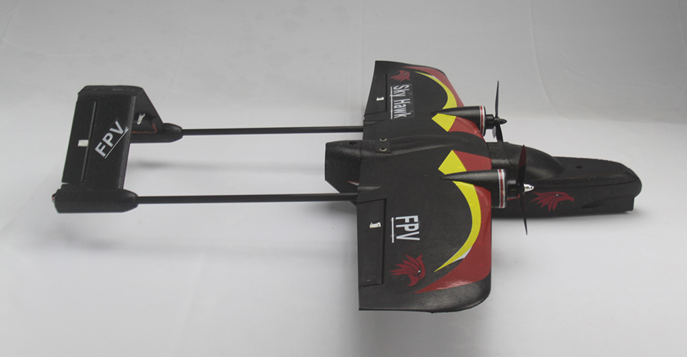 E-DO SKY HAWK-V2 RC Airplane Black KIT