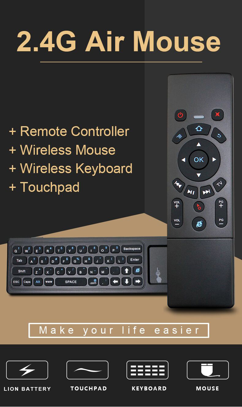 T6 2.4G 6-Axis Gyro Air Mouse