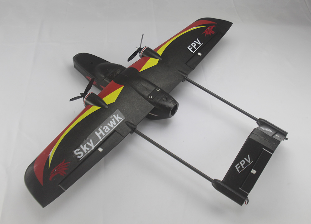 E-DO SKY HAWK-V2 RC Airplane Black KIT