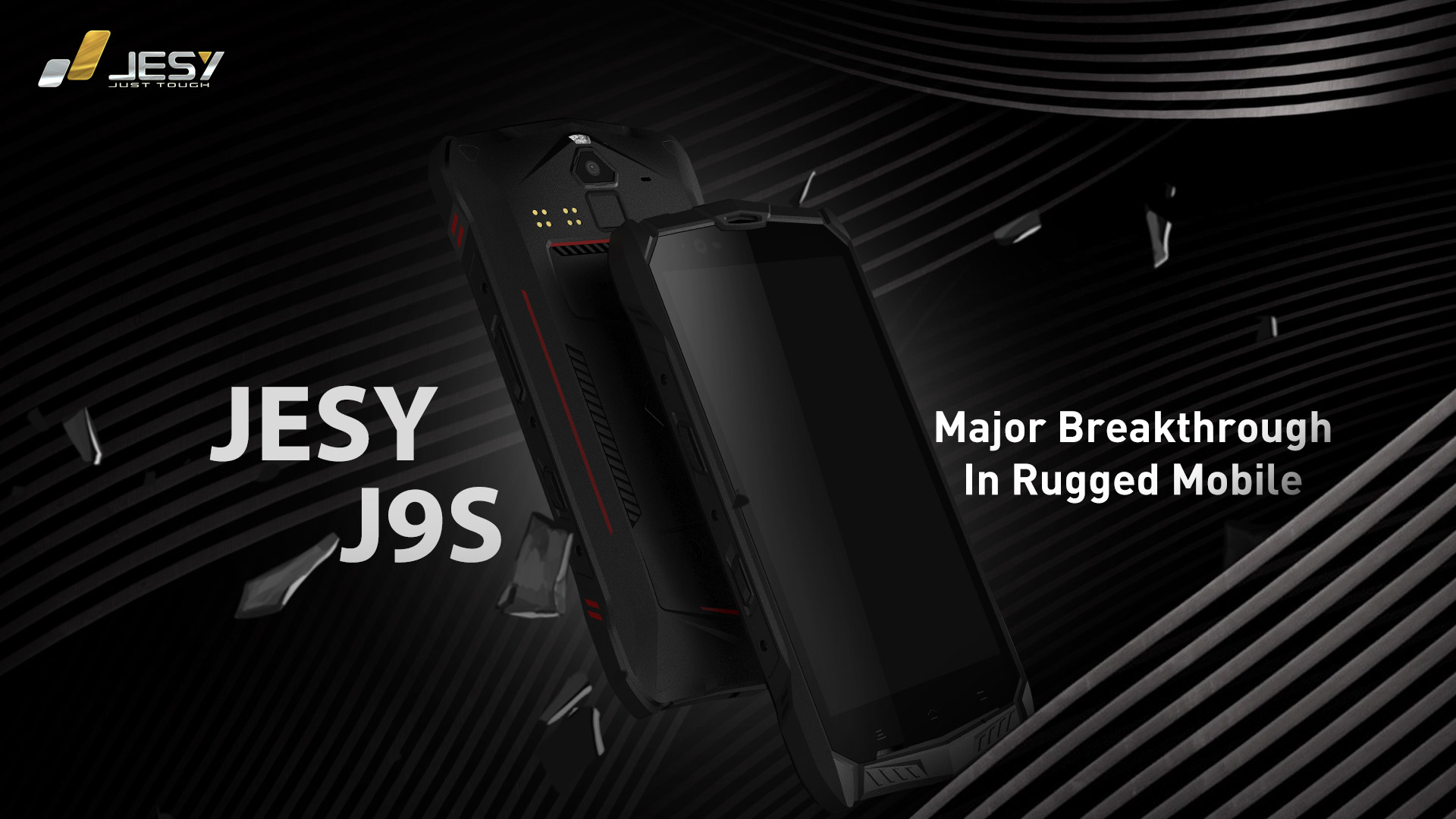 JESY J9S 5.5 Inch 4GB 64GB IP68 Waterproof Smartphone Red