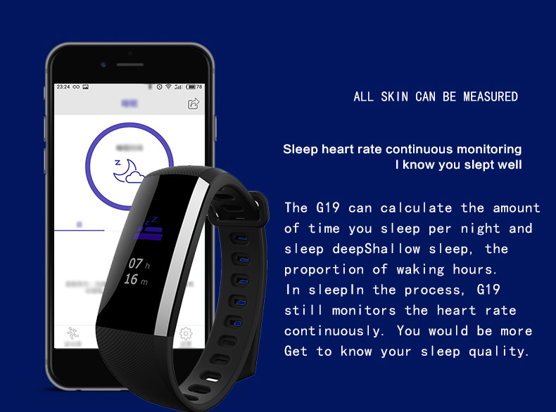 M2S PRO Smart Bracelet Deep Blue