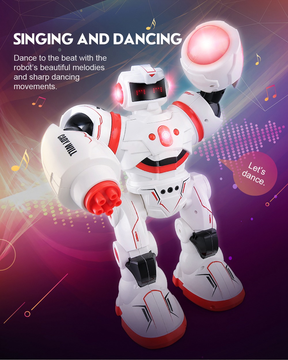 JJRC R3 CADY WILL RC Robot RTR Red