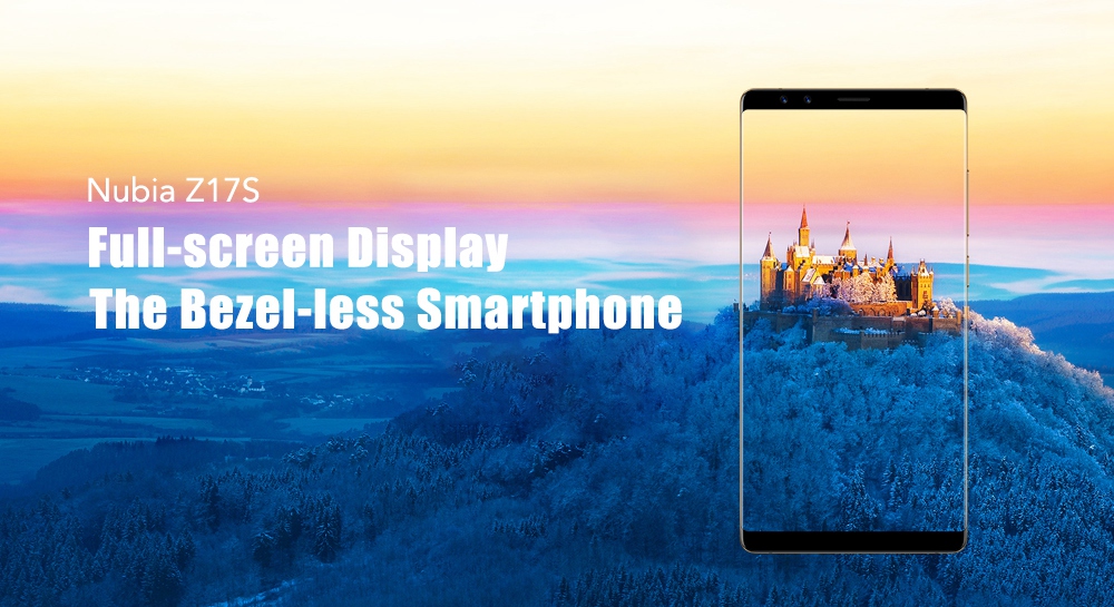 ZTE Nubia Z17S 5.73 Inch 6GB 64GB Smartphone Black Gold