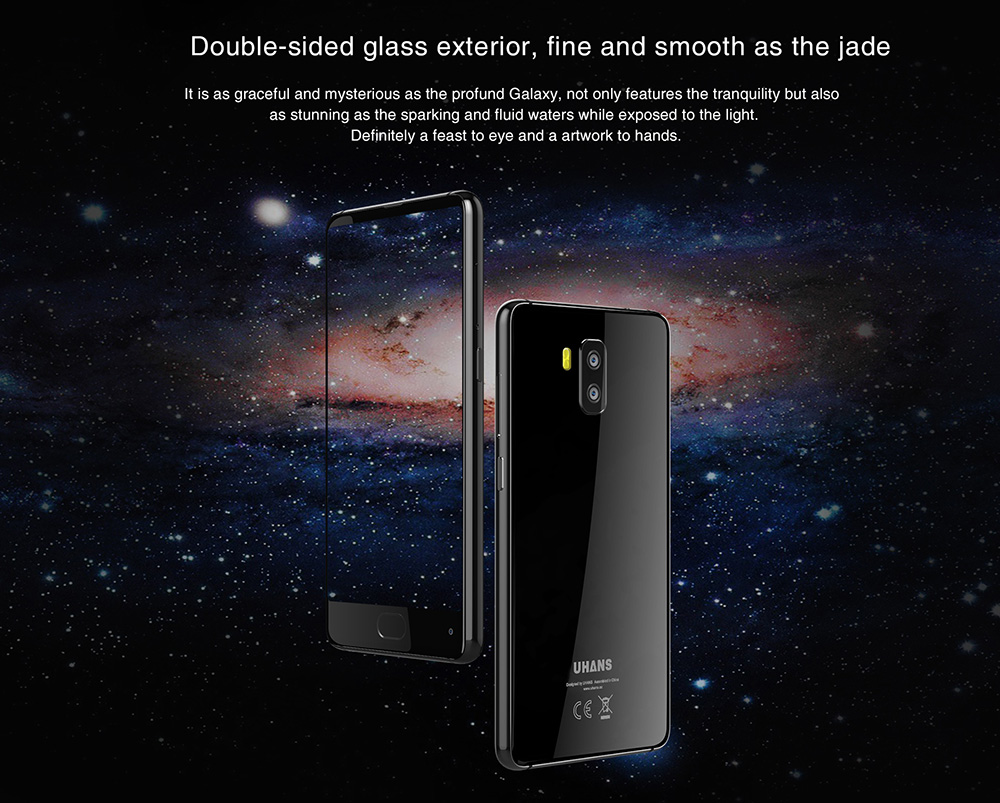 UHANS MX 5.2 Inch 2GB 16GB Smartphone Black