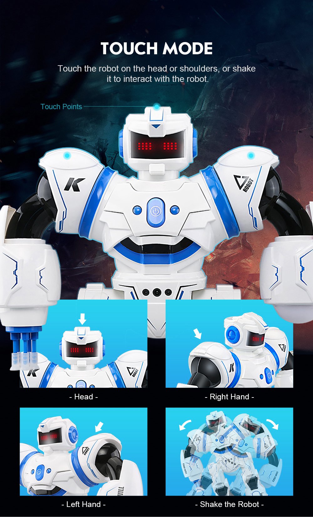 JJRC R3 CADY WILL RC Robot RTR Red